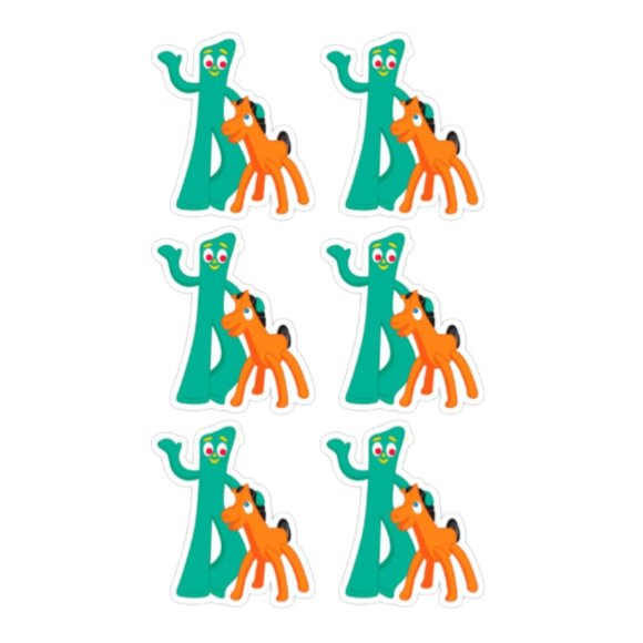 Design | Gumby Laminated Vinyl Stickers 58 | Poshmark